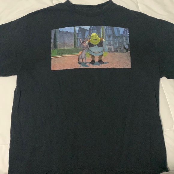 Dreamworks | Shirts | Black Shrek Tshirt From Dreamworks | Poshmark